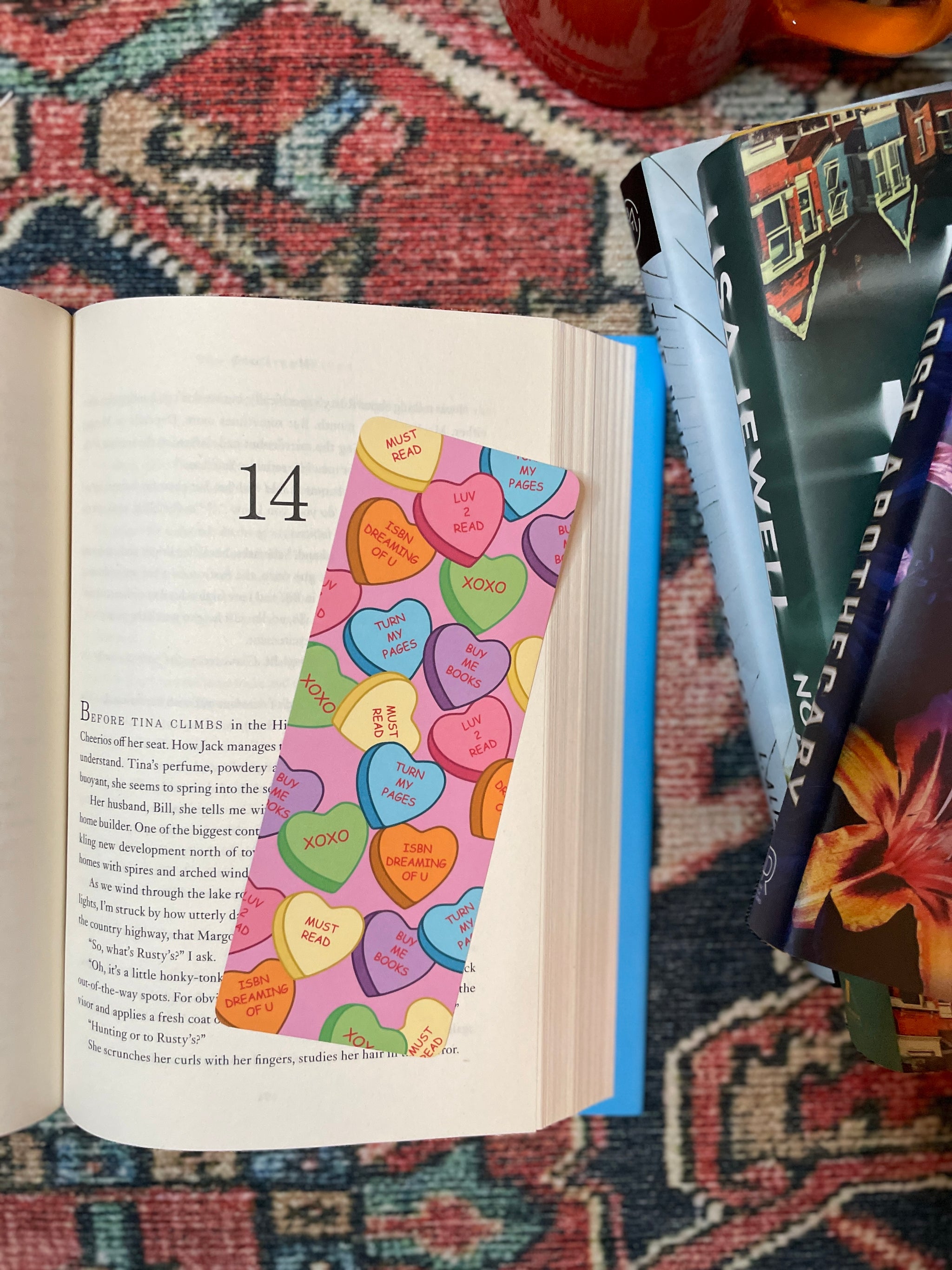 Colorful Valentine Heart Bookmarks – bloominglybookish